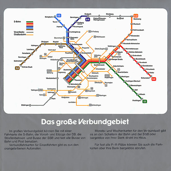 S-Bahn-Netz ab dem 26. September 1981